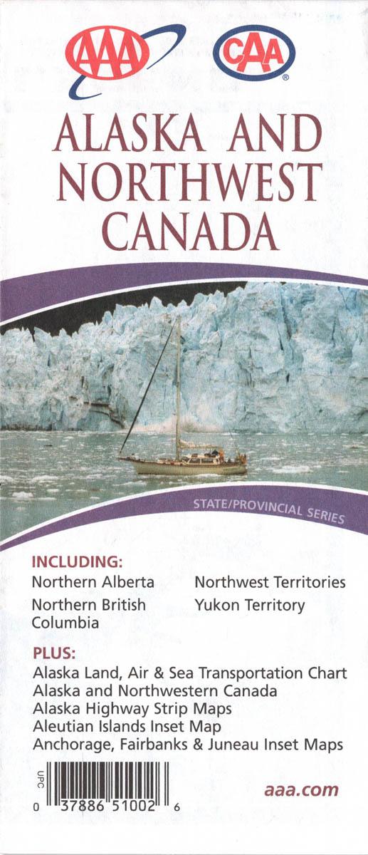 ALASKA AND NORTHWEST CANADA - 2005 AAA, CAA Map