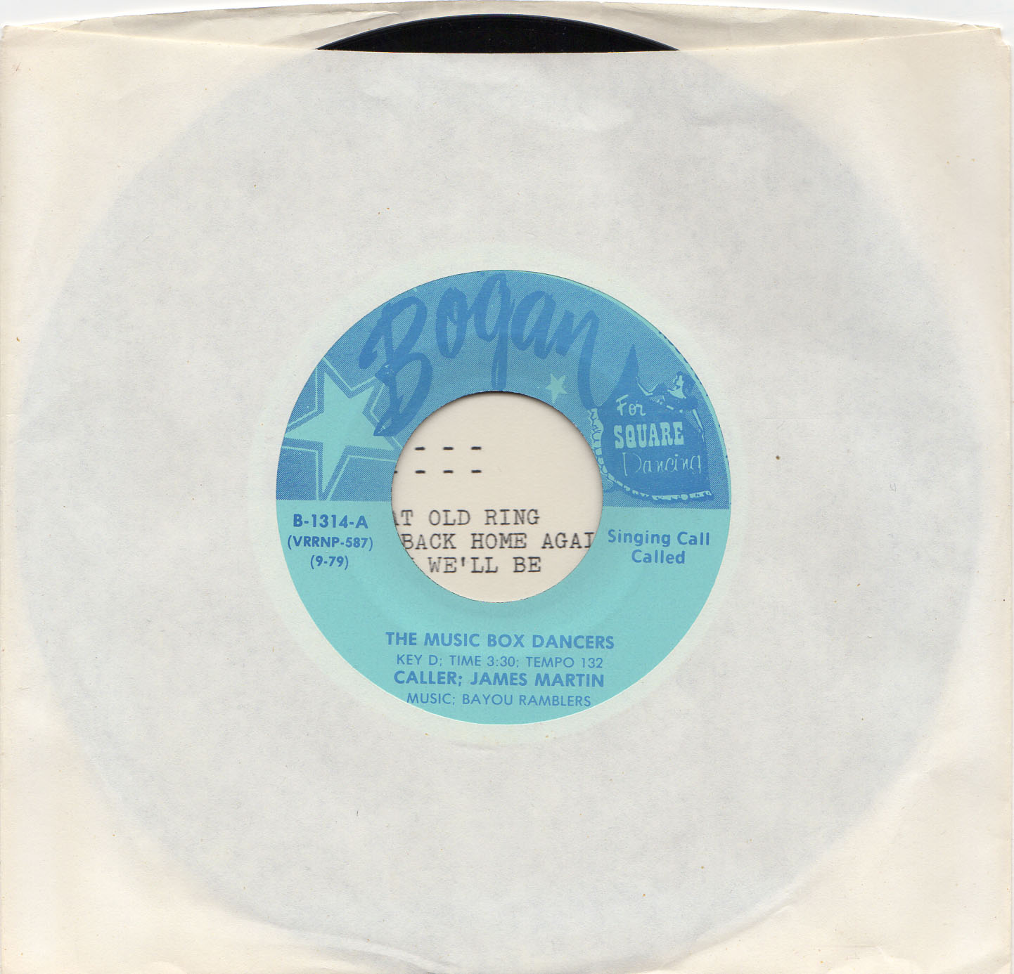 THE MUSIC BOX DANCERS - James Martin, Bogan B-1314, 45 RPM