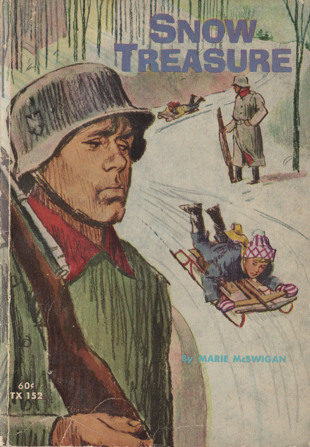 SNOW TREASURE - Marie McSwigan, 1974 Scholastic PB